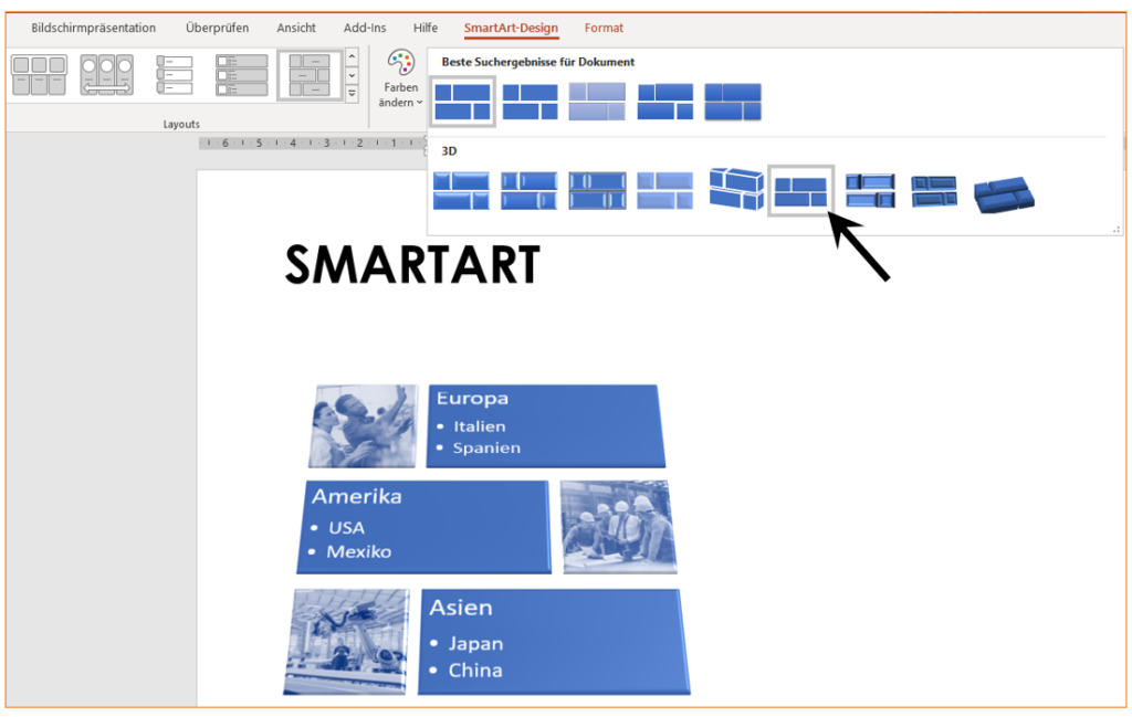 SmartArt – Formatvorlagen - ENTDECKE digital GmbH